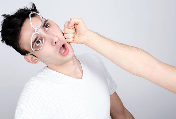 100+ Funny Man Is Getting Punch In Face With Fist Stock Photos ... 100+ Funny Man Is Getting Punch In Face With Fist Stock Photos ...