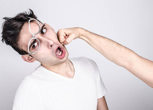 110+ Funny Man Is Getting Punch In Face With Fist Stock Photos ... 110+ Funny Man Is Getting Punch In Face With Fist Stock Photos ...