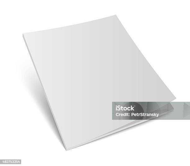 Magazine Or Brochure Cover Mockup向量圖形及更多雜誌 出版物圖片 雜誌 出版物 模型 實體模型