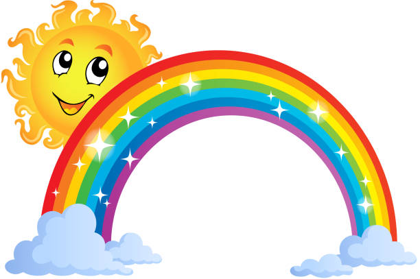 Rainbow Number 8 Clipart