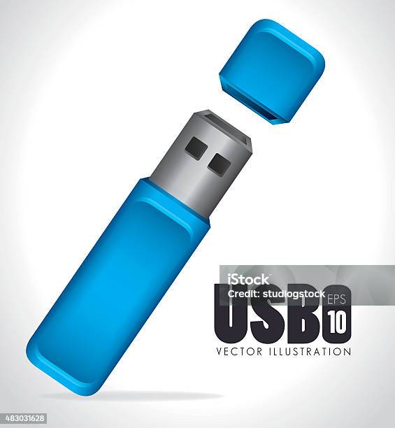 Usb 설계 벡터 일러스트레이션 0명에 대한 스톡 벡터 아트 및 기타 이미지 0명 2015년 Usb 케이블 Istock