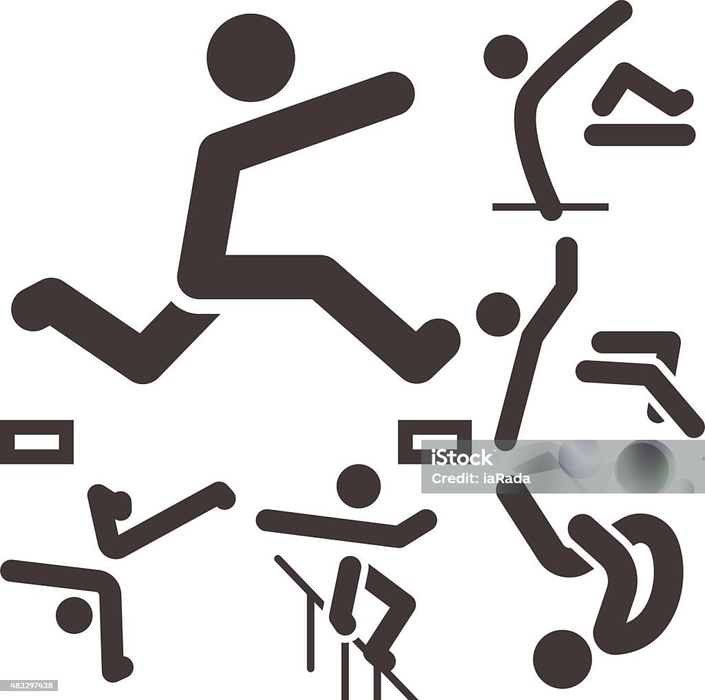 Parkour 아이콘 세트 프리 러닝에 대한 스톡 벡터 아트 및 기타 이미지 프리 러닝 상징 2015년 Istock