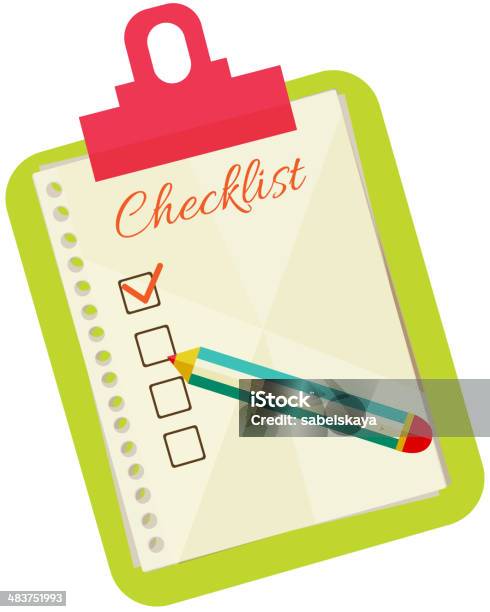 Vector Illustration Of Check List向量圖形及更多名單圖片 名單 商務 問卷 Istock