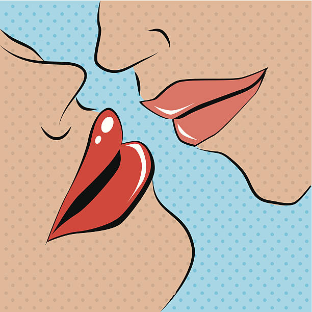 2 400 Pop Art Kiss Stock Illustrations Royalty Free Vector Graphics