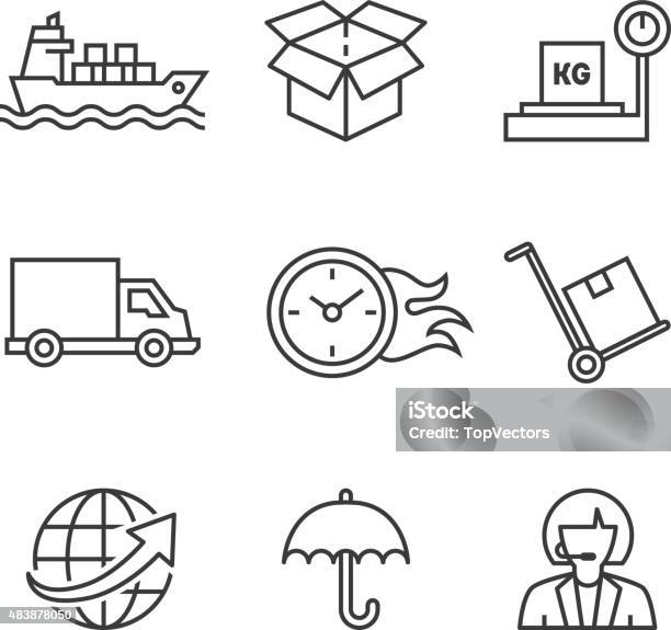 Illustrations Concepts Of Delivery Shipping Process Ecommerce Logistics