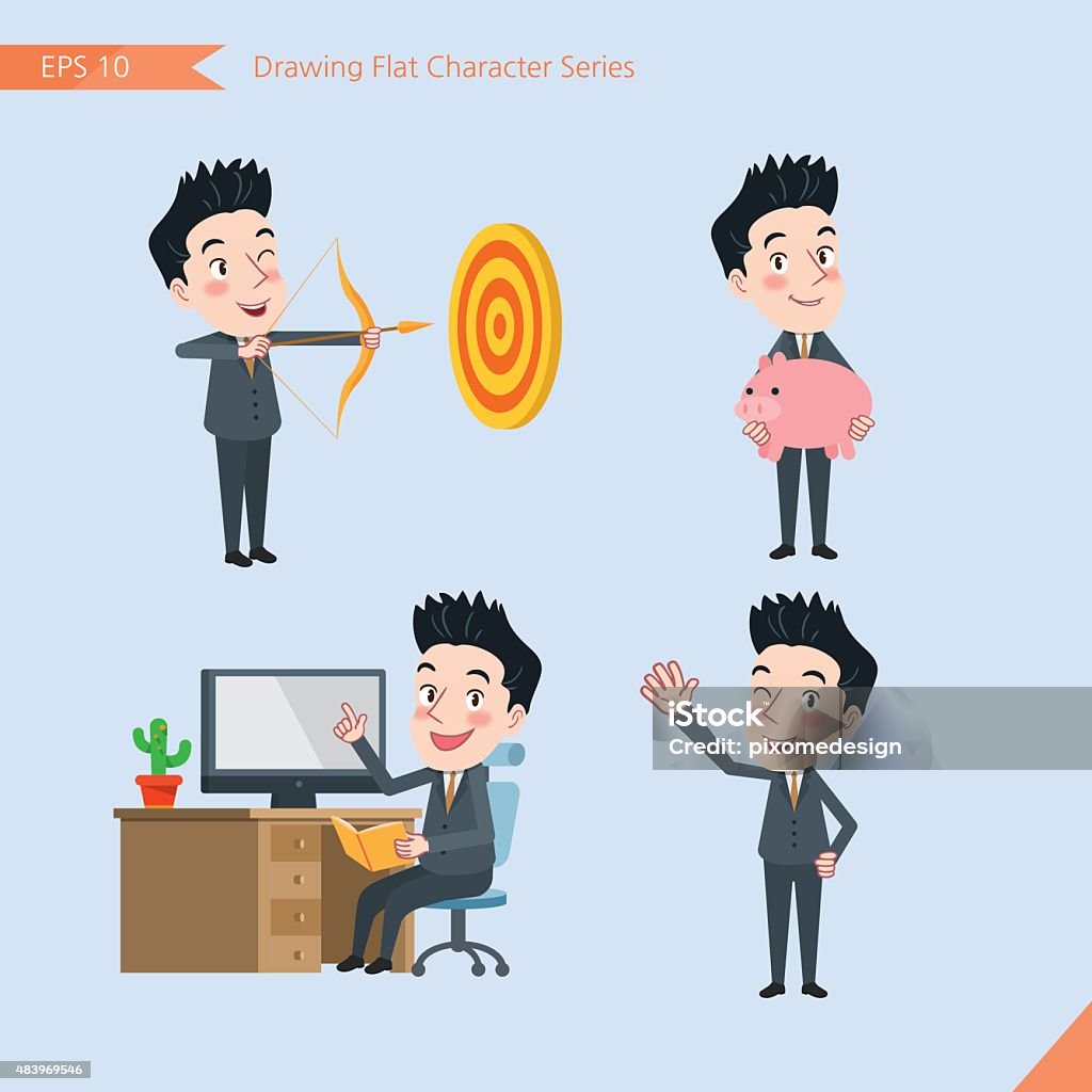 Set Gaya Karakter Datar Menggambar Aktivitas Pekerja Kantor Bisnis ... Set Gaya Karakter Datar Menggambar Aktivitas Pekerja Kantor Bisnis ...