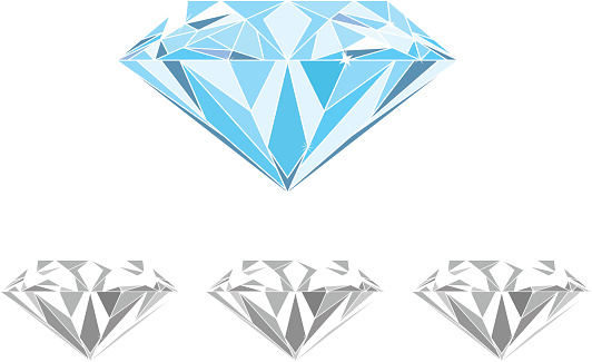 Isolated Large Blue Diamond Vector Stock Illustration - Download Image ... Isolated Large Blue Diamond Vector Stock Illustration - Download Image ...