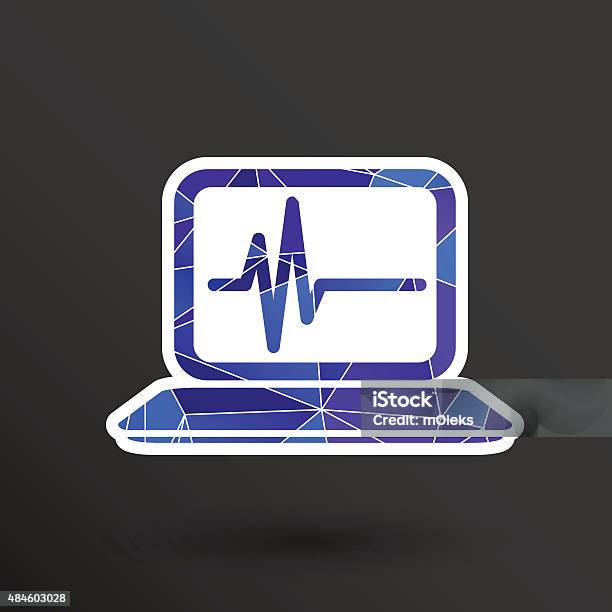 Computer Diagnostics Icon Laptop Test Isolated Technical Stok Vektör ... Computer Diagnostics Icon Laptop Test Isolated Technical Stok Vektör ...