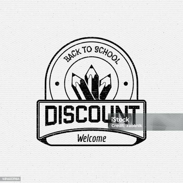 Retour À Lécole Étiquettes Et De Badges Avec Logos Pour Tout Usage