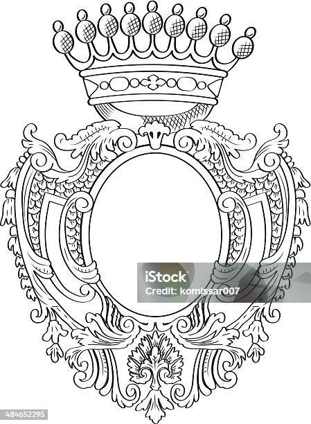 Heraldic 프페임 0명에 대한 스톡 벡터 아트 및 기타 이미지 0명 고딕 양식 로코코 스타일 Istock