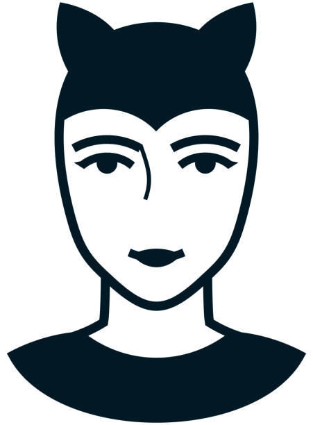Catwoman Ilustrasi Grafik Vektor And Clip Art Bebas Royalti Istock