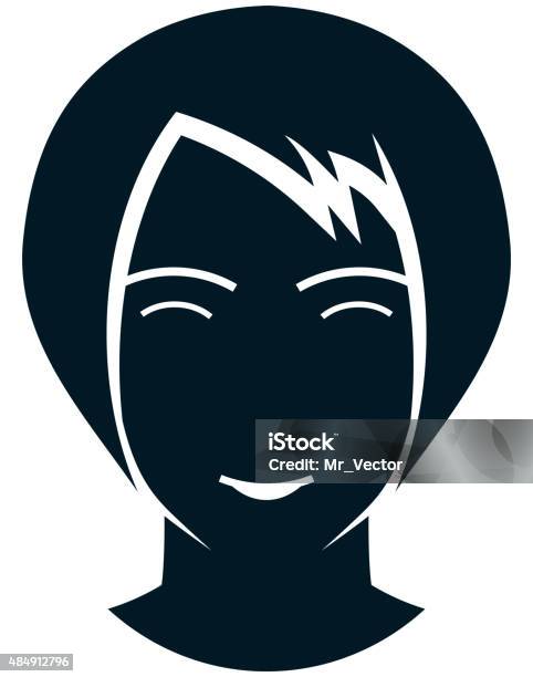 Vector Happy Girl Face Stock Illustration Download Image Now