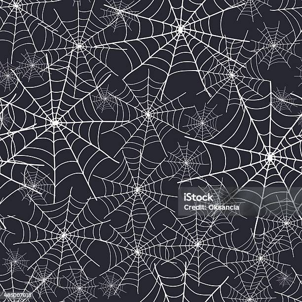 Vector Spiderweb Halloween Texture Seamless Pattern Stock Illustration ... Vector Spiderweb Halloween Texture Seamless Pattern Stock Illustration ...