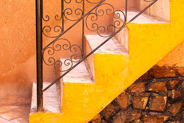Free picture: Decorative orange yellow walls of Morocco