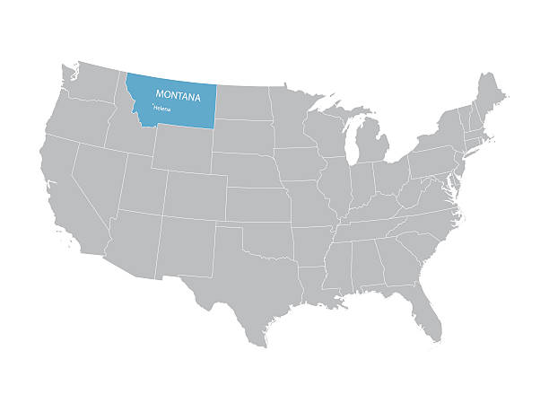 Montana Outline Clip Art