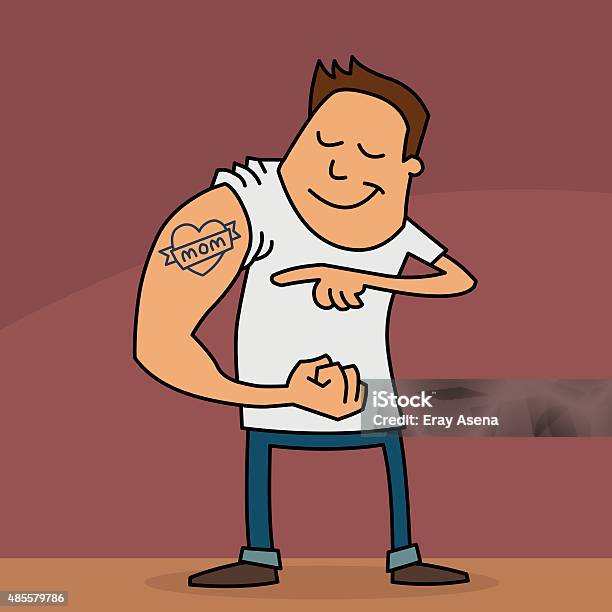 Love 말풍선이 있는 문신에 대한 스톡 벡터 아트 및 기타 이미지 문신 어머니 사랑 Istock