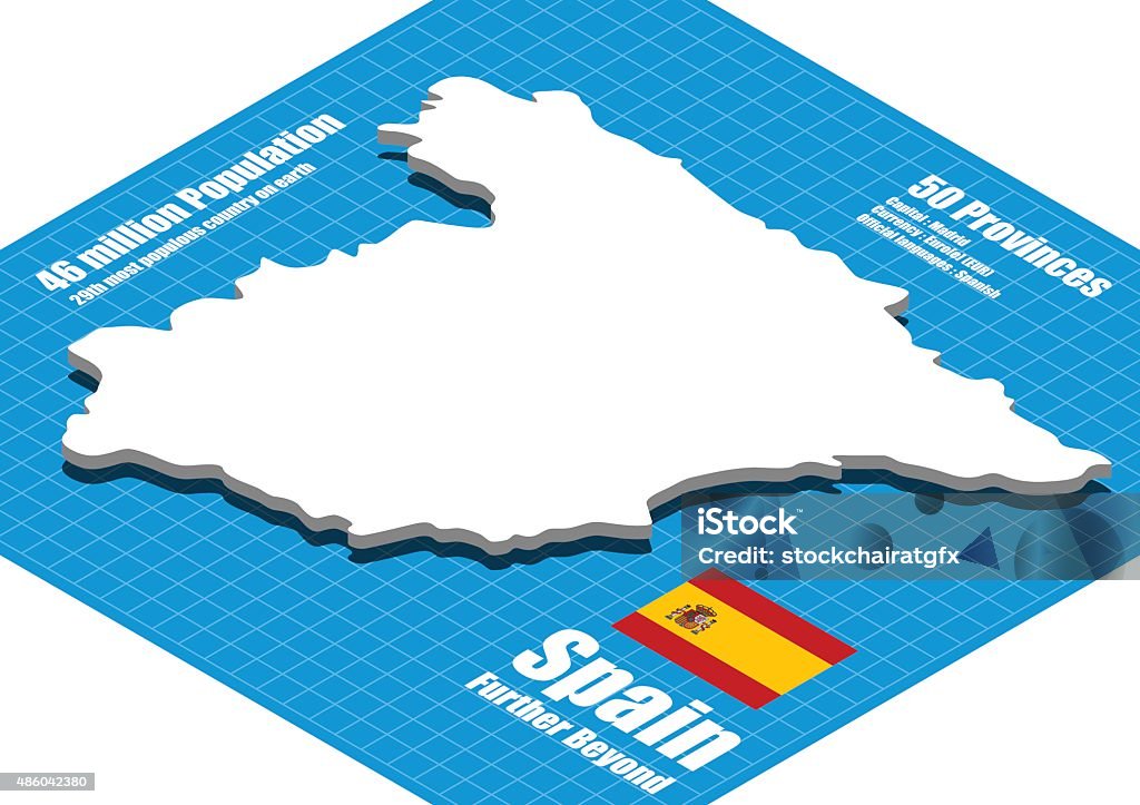 Spanien Karte Vektor Drei Dimensionale Stock Vektor Art und mehr Bilder ... Spanien Karte Vektor Drei Dimensionale Stock Vektor Art und mehr Bilder ...