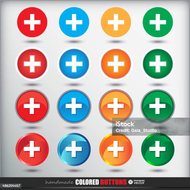 Ilustración de Cuatro Juegos De Cuatro Posiciones De Botón Redondo De ... Ilustración de Cuatro Juegos De Cuatro Posiciones De Botón Redondo De ...