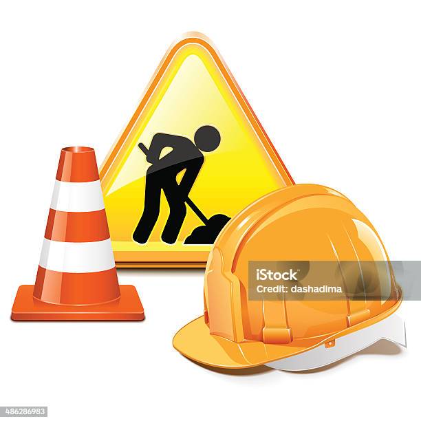 Vector Under Construction Concept向量圖形及更多工作圖片 工作 建築地盤 建築業 Istock