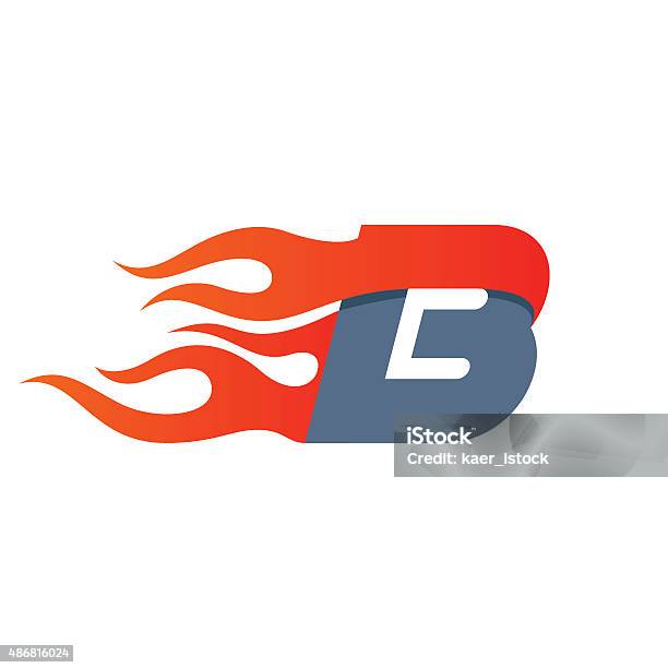 B 알파벳 아이콘크기 디자인 템플릿 불길에 대한 스톡 벡터 아트 및 기타 이미지 불길 알파벳 B 기업 재무와 산업