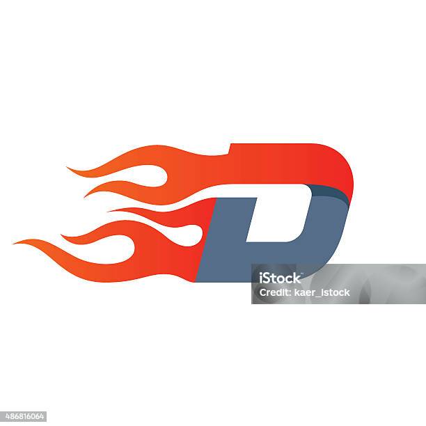 D 알파벳 아이콘크기 디자인 템플릿 알파벳 D에 대한 스톡 벡터 아트 및 기타 이미지 알파벳 D 불길 불 Istock