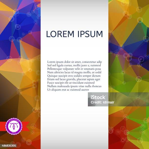 Abstract Colorful Triangles Background Vector向量圖形及更多三角形圖片 三角形 互聯網 人