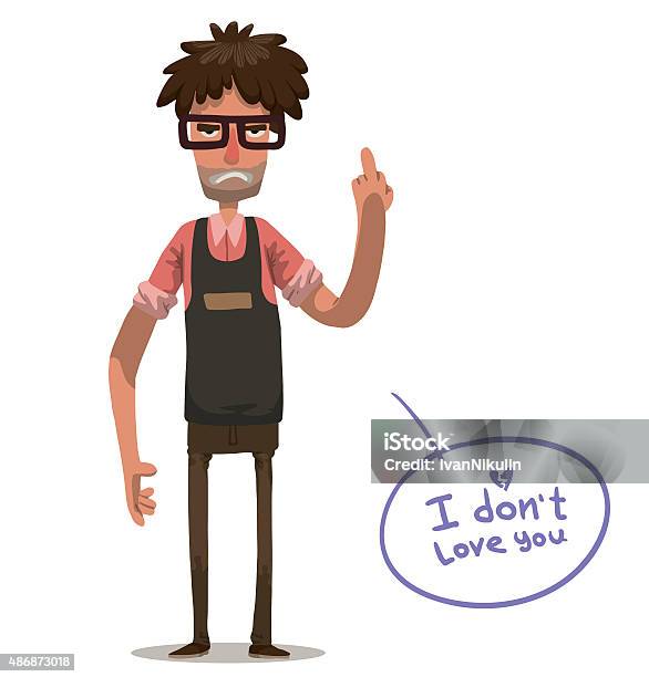 Angry 남자 글라스잔 항 Valentine 격노한에 대한 스톡 벡터 아트 및 기타 이미지 격노한 몸짓 벡터 Istock
