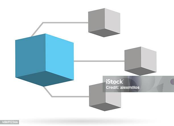 3 D 화단 다이어그램 일러스트 설계 흰색 배경 조직도에 대한 스톡 벡터 아트 및 기타 이미지 조직도 경영자 계획