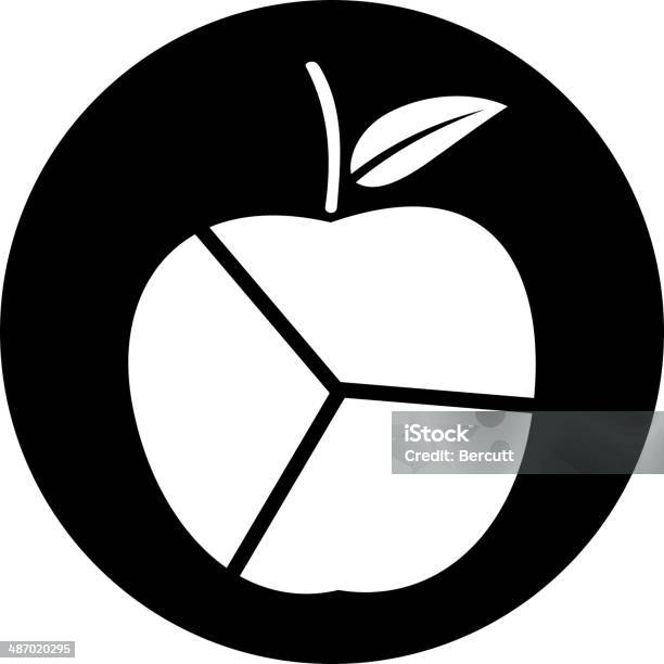 Apple 아이콘 건강한 식생활에 대한 스톡 벡터 아트 및 기타 이미지 건강한 식생활 곧은 과일 Istock