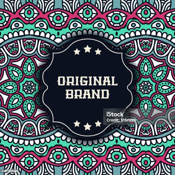 Card Or Invitation向量圖形及更多2015年圖片 2015年 一朵花 伊斯蘭教 Istock