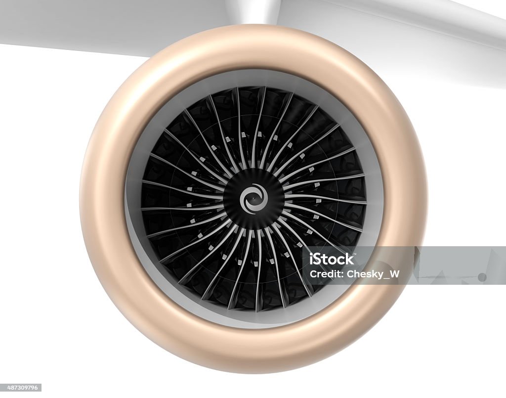 Tampilan Depan Mesin Jet Turbofan Terisolasi Pada Latar Belakang Putih ... Tampilan Depan Mesin Jet Turbofan Terisolasi Pada Latar Belakang Putih ...
