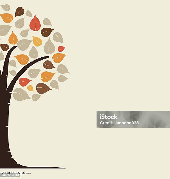 Abstract Tree Vector Illustration向量圖形及更多大自然圖片 大自然 季節 室外 Istock