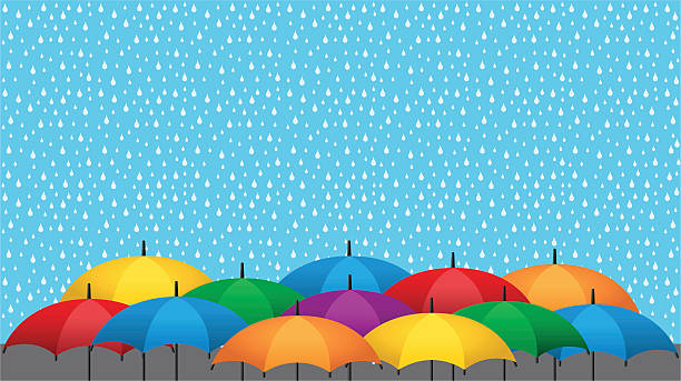 Free Stock Photo of April Showers Represents Parasols Umbrellas And ...