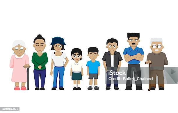 Family Standing Cartoon Vector Illustration 1 Stock Illustration ... Family Standing Cartoon Vector Illustration 1 Stock Illustration ...
