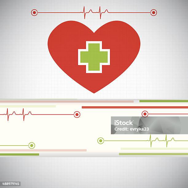 Abstract Medical Cardiology Ekg Background向量圖形及更多人的心臟圖片 人的心臟 人類內臟 健