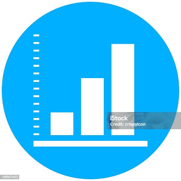 Bar Graph 아이콘을 둥근 버튼을 클릭합니다 원형 시리즈 2015년에 대한 스톡 벡터 아트 및 기타 이미지 2015년