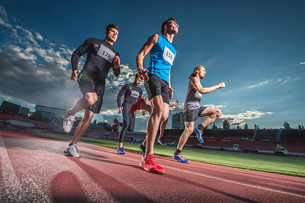 Free Stock Photo of Three Men Running in a Marathon | Download Free ...