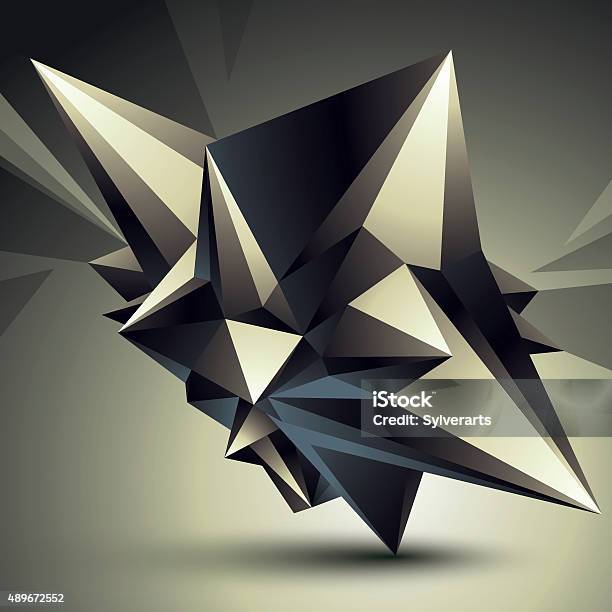 Spatial Vector Monochrome Digital Object Isolated 3d Technology向量圖形及更多在
