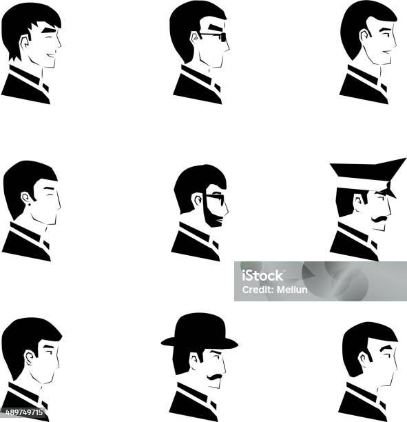 Koleksi Avatar Karakter Pria Tampan Bergaya Siluet Ikon Vektor ... Koleksi Avatar Karakter Pria Tampan Bergaya Siluet Ikon Vektor ...