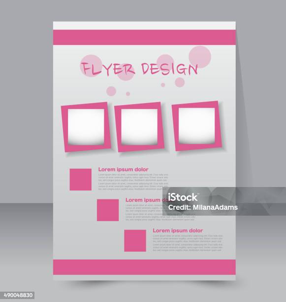 Flyer Template Business Brochure Editable A4 Poster向量圖形及更多2015年圖片 Istock