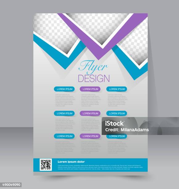 Flyer Template Business Brochure Editable A4 Poster向量圖形及更多2015年圖片 Istock