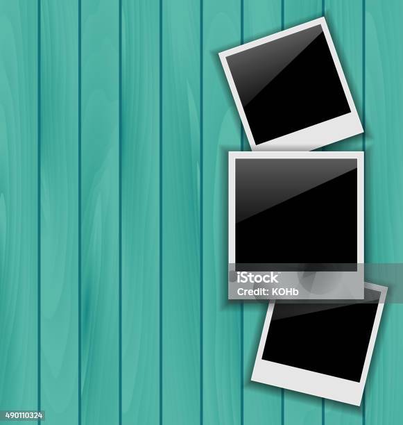 3 빈 사진 프레임에 나무 배경 0명에 대한 스톡 벡터 아트 및 기타 이미지 0명 2015년 건설 프레임 Istock