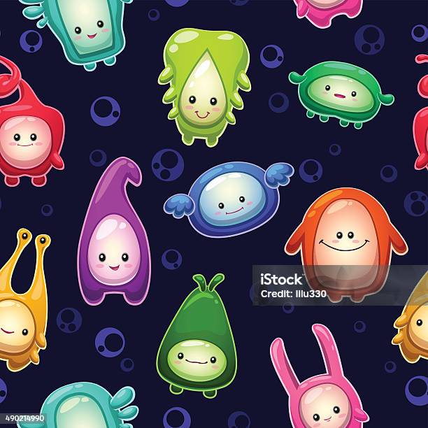 Monsters 패턴 2015년에 대한 스톡 벡터 아트 및 기타 이미지 2015년 개성 개념 개체 그룹 Istock