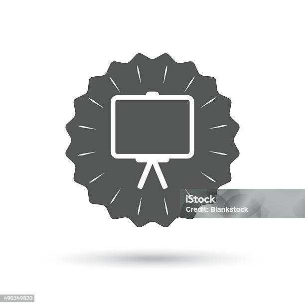 Panneau Daffichage Icône De Présentation Ppt Symbole Vecteurs Libres De