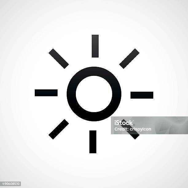 Sun 아이콘크기 흰색 배경에 Shadeseries 2015년에 대한 스톡 벡터 아트 및 기타 이미지 2015년 검은색