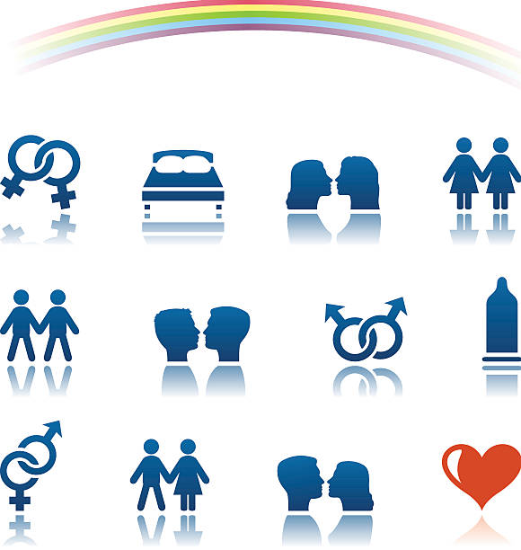 Lesbians Kissing On Bed Illustrations Royalty Free Vector Graphics