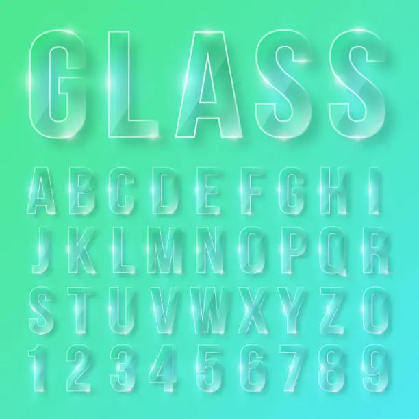 Free 3d Glass Font Clipart Images Freeimages