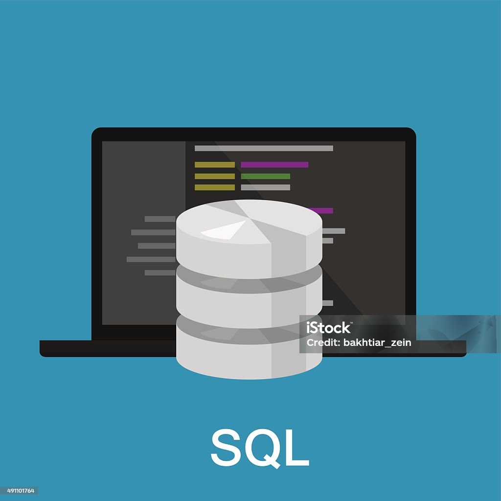 Sql Structured Query Language Database Search Data Code Stock Illustration Download Image Now
