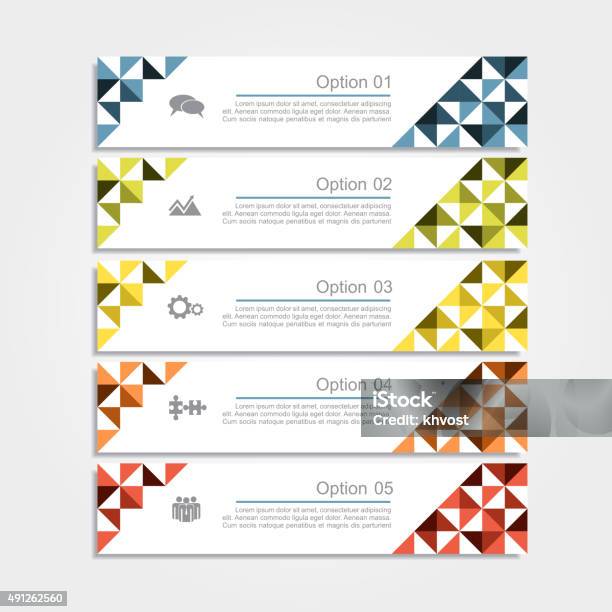 Infographic Report Template Layout Vector Illustration向量圖形及更多5號圖片 Istock