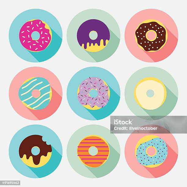 Seperangkat Ikon Donat Yang Lucu Dan Cerah Ilustrasi Stok - Unduh ... Seperangkat Ikon Donat Yang Lucu Dan Cerah Ilustrasi Stok - Unduh ...